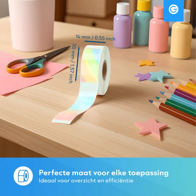 Navullingen Fichero Label Printer - 14 x 30mm - Kleuren Mix - 6 ...