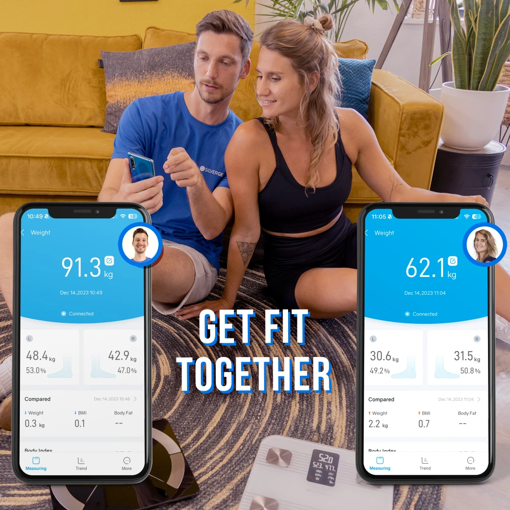 Smart Pro Weighing Scale with Handle and App | Silvergear - Silvergear